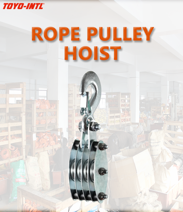 TOYO-INTL ROPE PULLEY HOIST - TOYO-INTL
